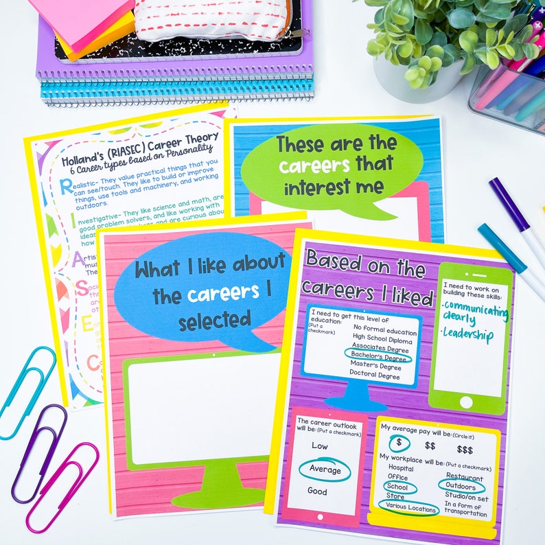 90 Career Posters for Kids | Career Exploration Wall Art | Classroom ...