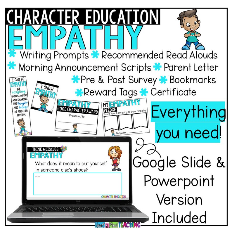 Empathy Character Education for Kids Printable and Digital - Etsy
