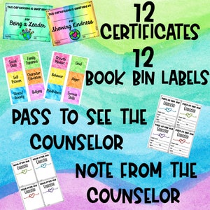 Set of 30 Counseling Posters, Office Decor, School Counselor, Wall Art ...