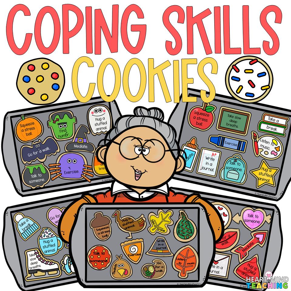 Coping Skills Cookies Printable | Calm Down Strategies for Kids ...