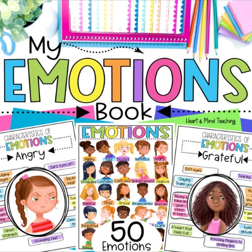 My Emotions Workbook, Mental Health Printable, Emotions Poster, Therapy ...