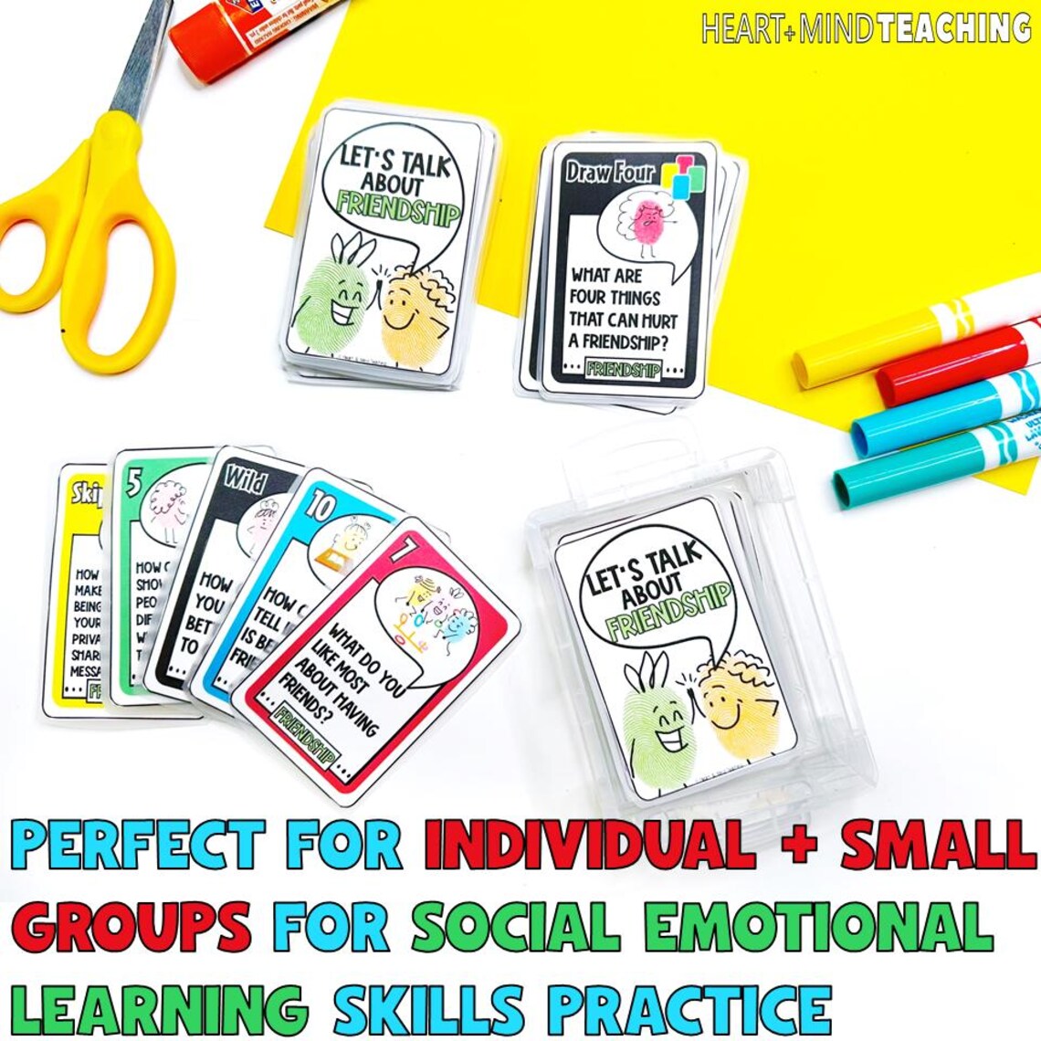 Printable Friendship Game for Kids | Social Skills Card Game ...
