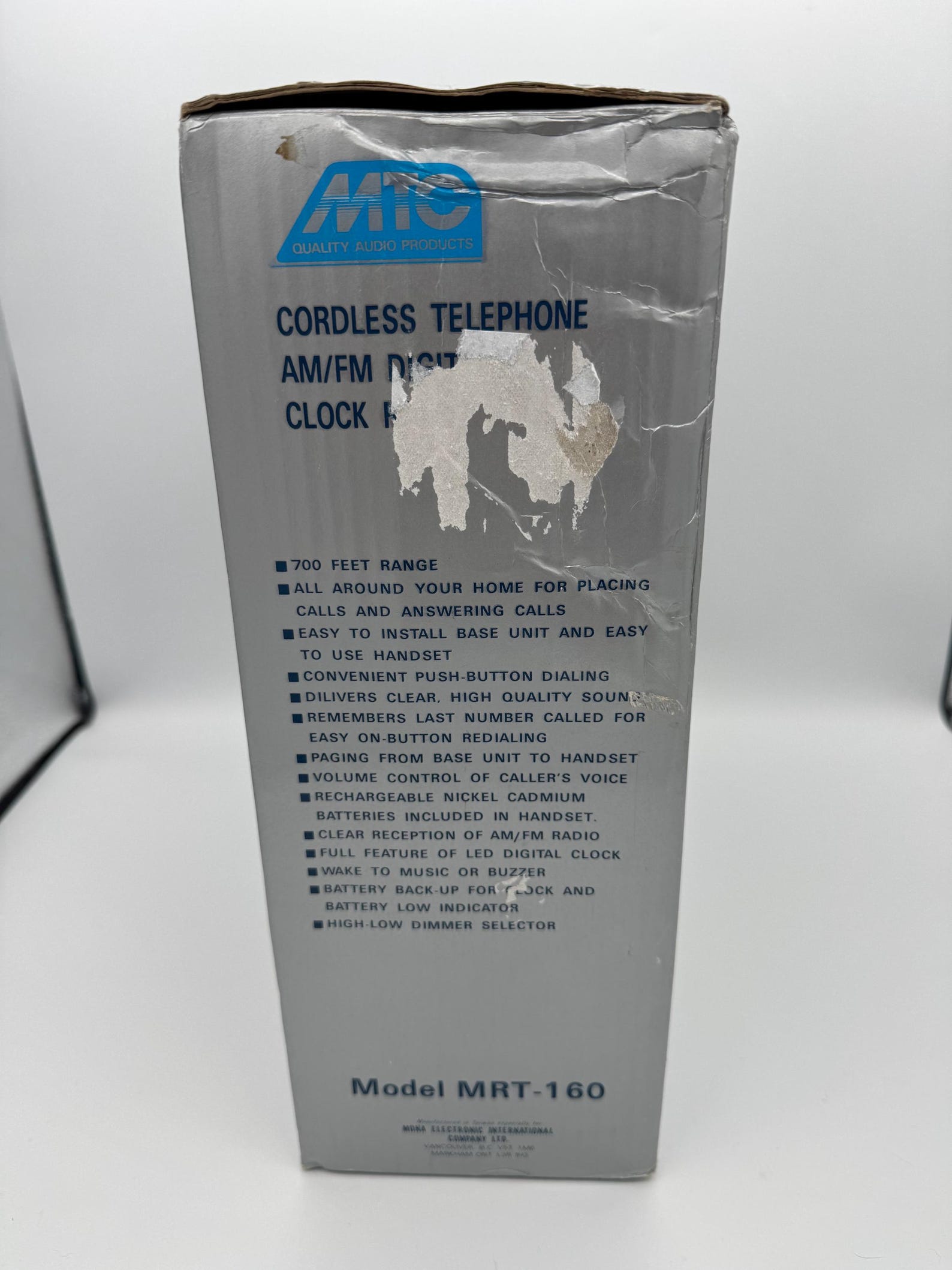 MTC Cordless Telephone AM/FM Digital Clock Radio Vintage but New - Etsy