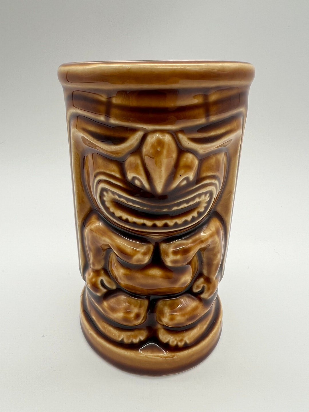 Hawaiian Vintage Ceramic Tiki Mug Polynesian Style God - Etsy