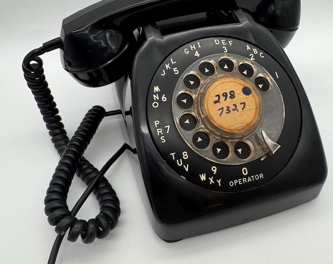 1950‘s Rotary Dial Telephone in Collectable Condition - Etsy