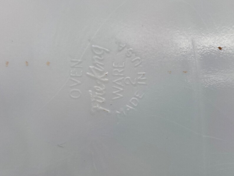 Vintage Fire King Casserole Dish and Platter Primrose Pattern - Etsy