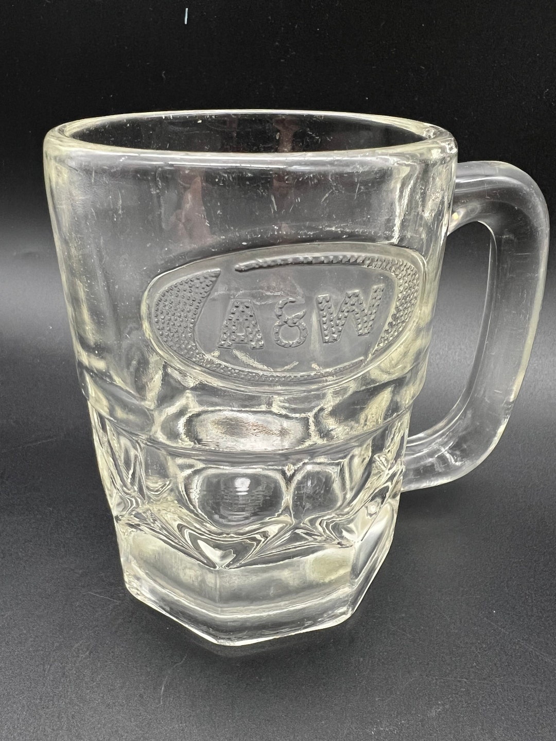 A&W Vintage Root Beer Mug Glass 70s - Etsy