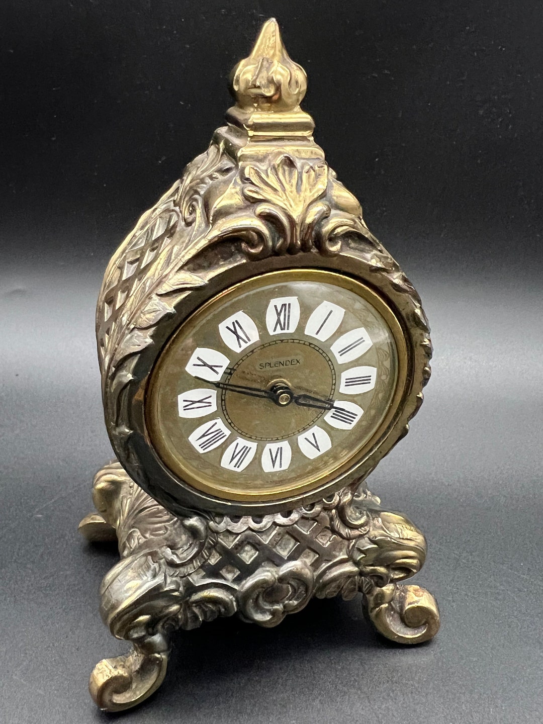 Vintage West German Splendex Working Mantel Clock - Etsy