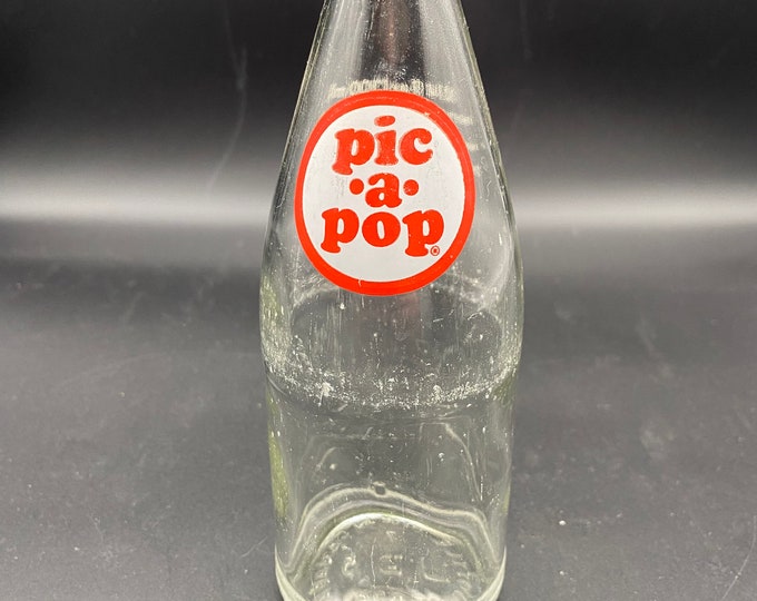 Vintage Pic a Pop Soda Bottle - Etsy
