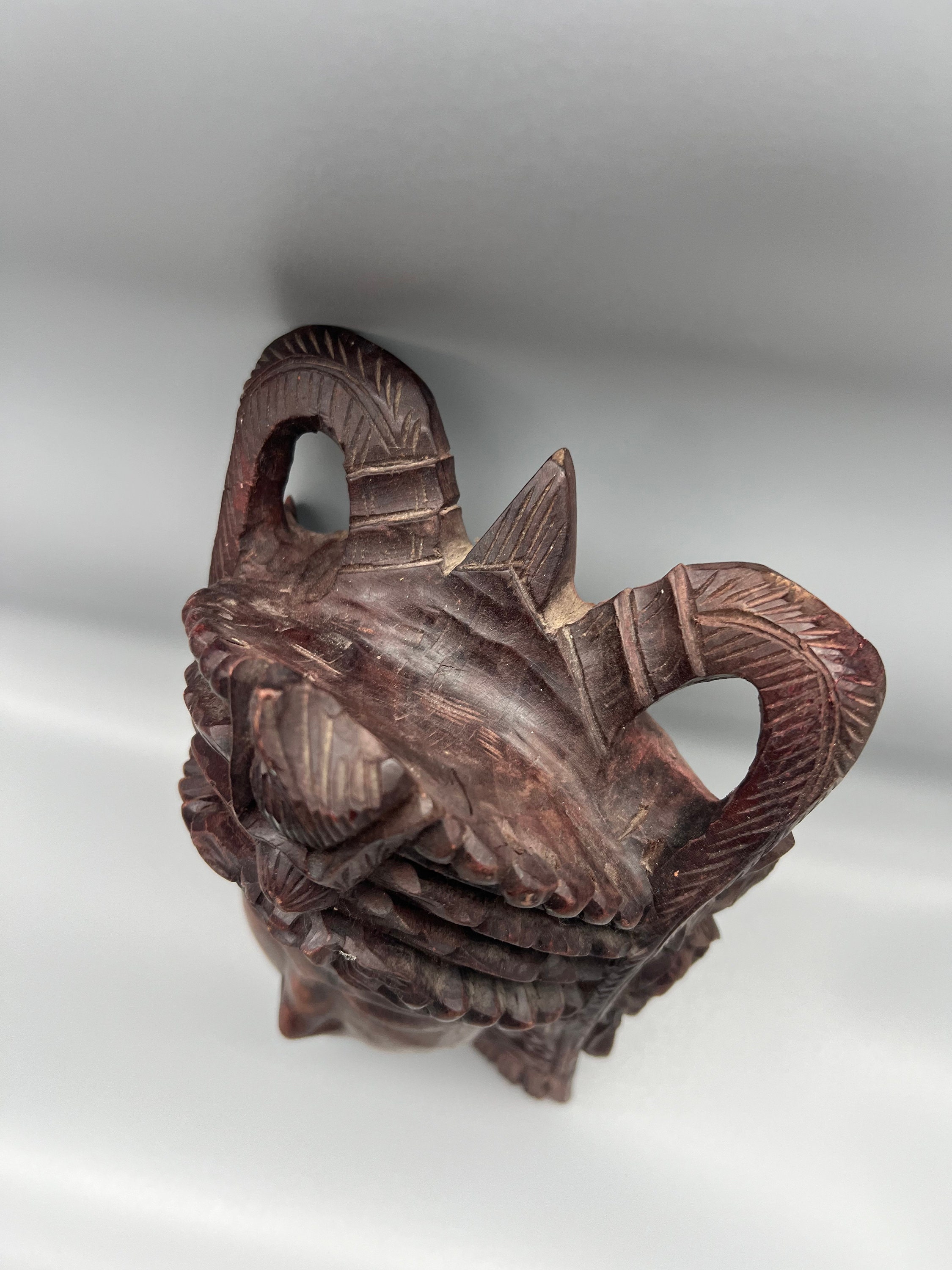 Vintage Beautiful Wooden Asian Female Mask - Etsy