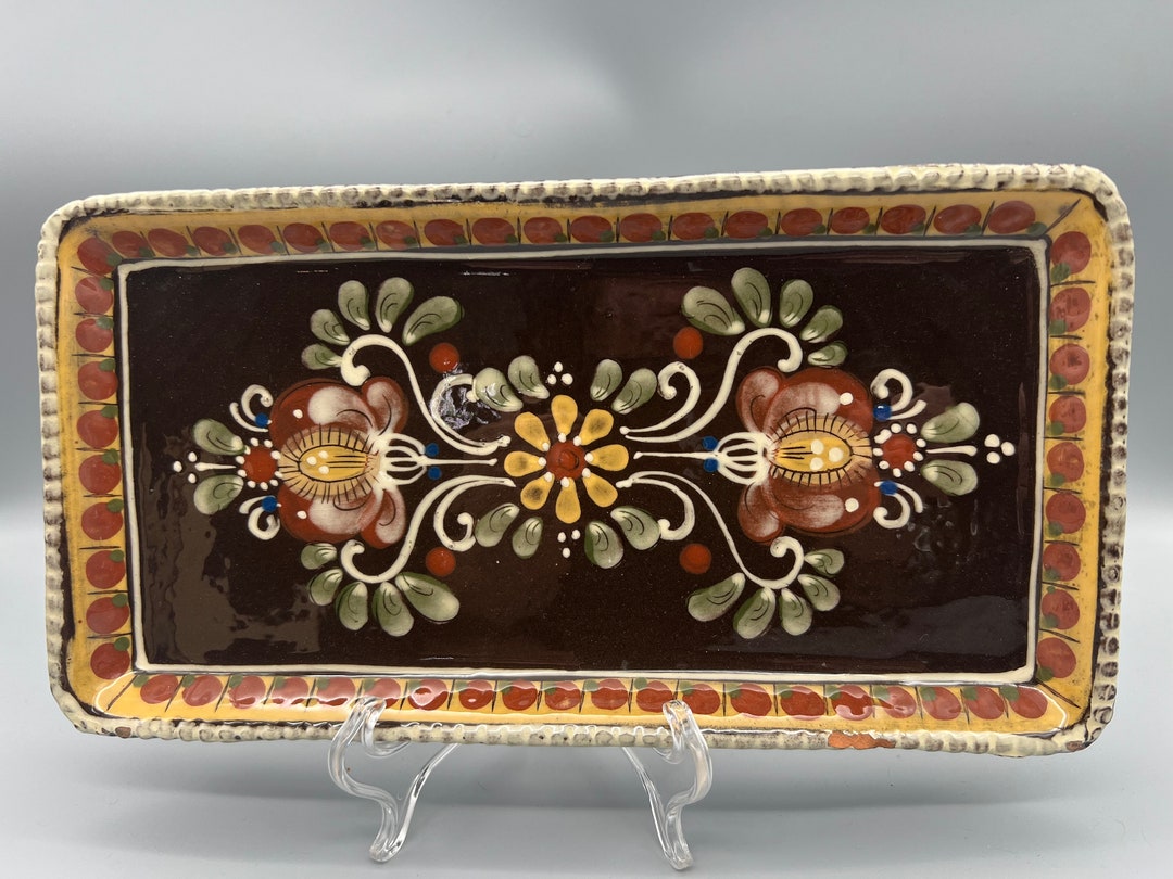 Vintage Swiss Hand Made Ceramic Plate by Kohler Biel - Etsy