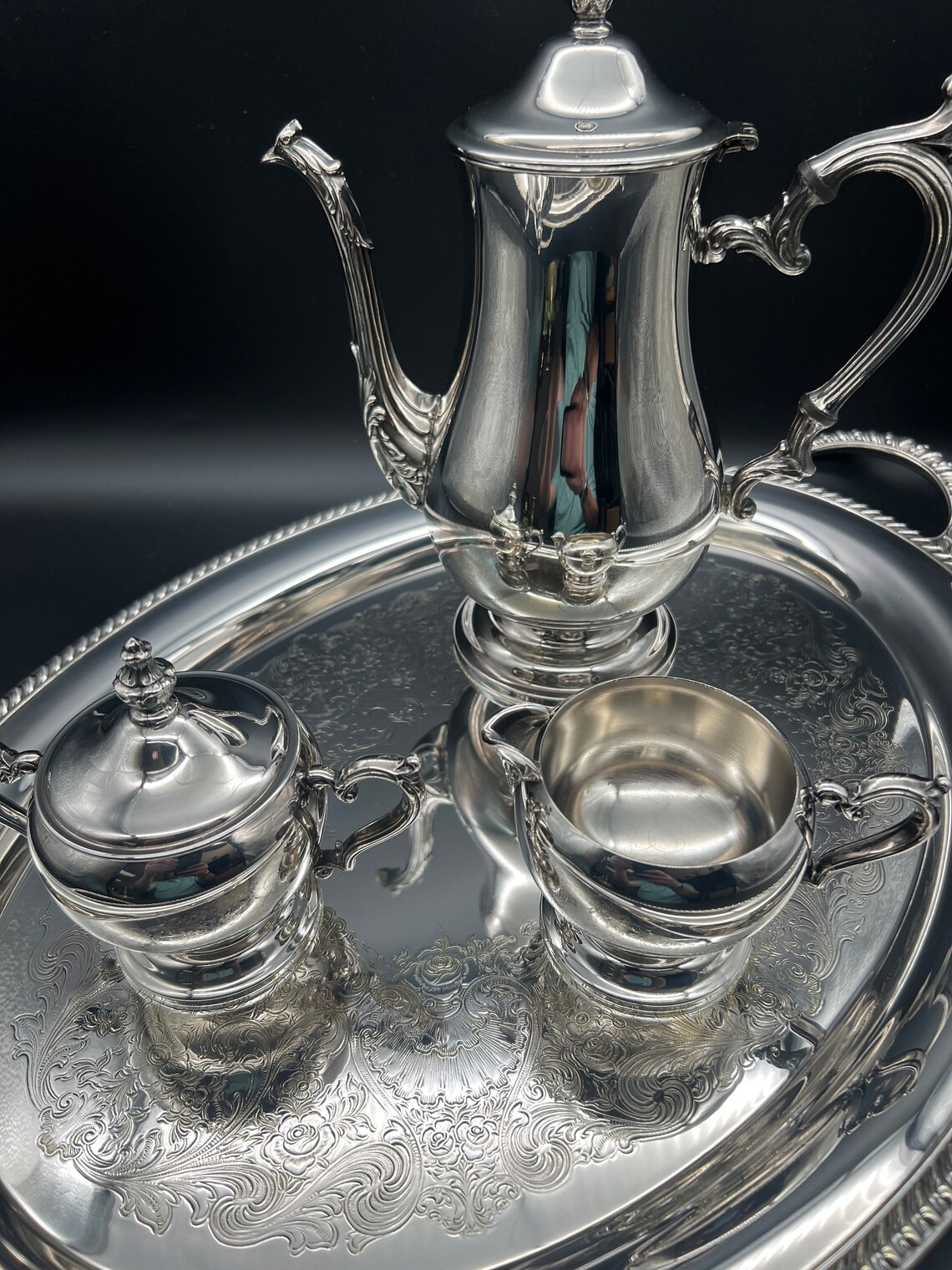 Most Beautiful Vintage Silver Plated Victorian Style Tea Set - Etsy