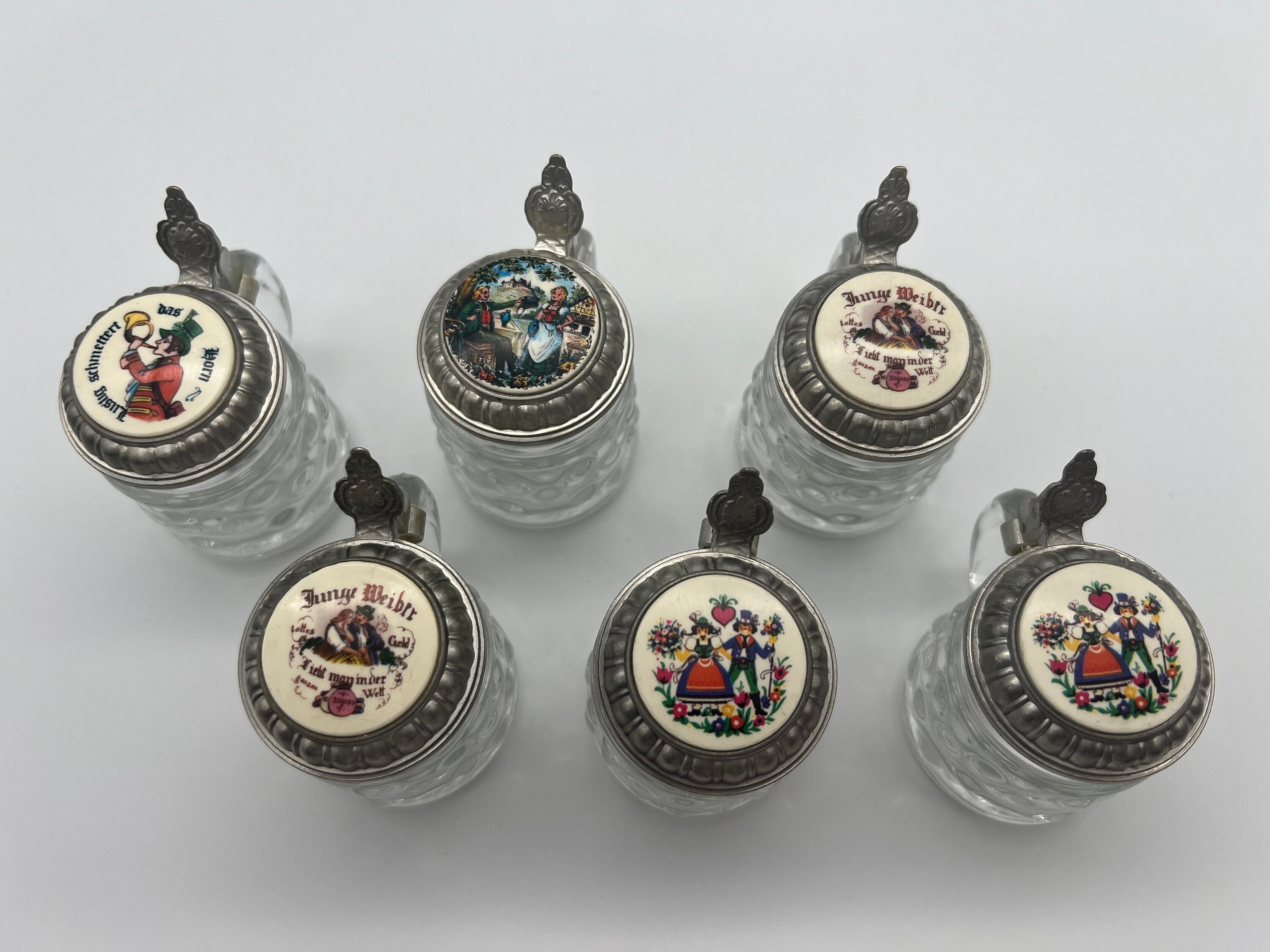 Vintage Original BMF Schnapps Krügerl Glasses - Etsy