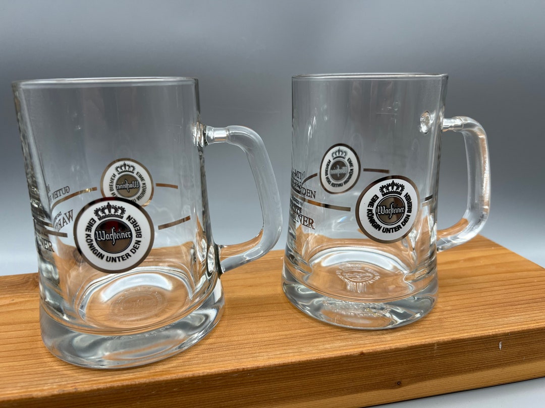 Vintage Warsteiner Pint 0.4 Liter Glasses Set of 2 - Etsy