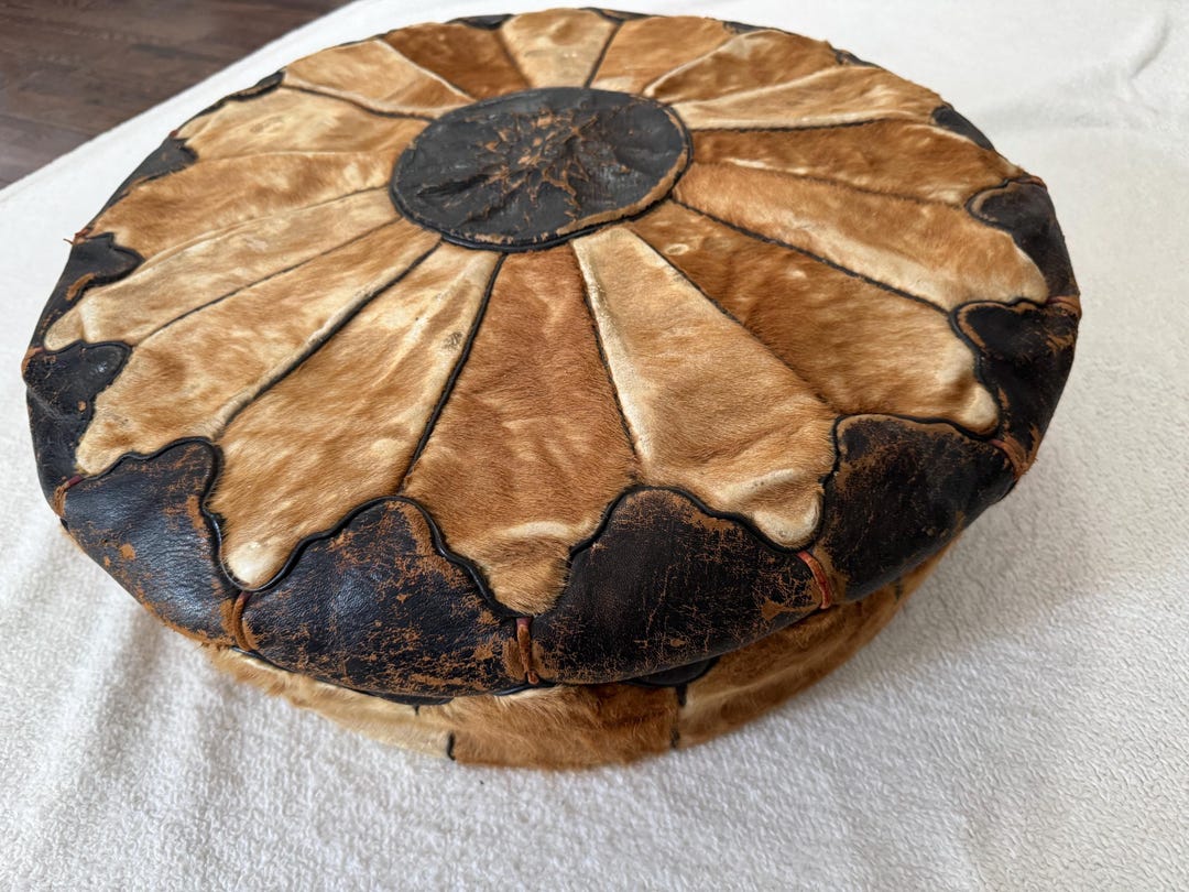 Vintage Moroccan / Egyptian / Antique Camel Pouf / Ottoman - Etsy