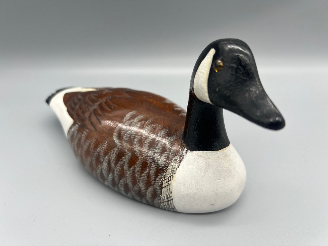 Vintage Canada Goose Hand Carved and Hand Painted Wood - Etsy