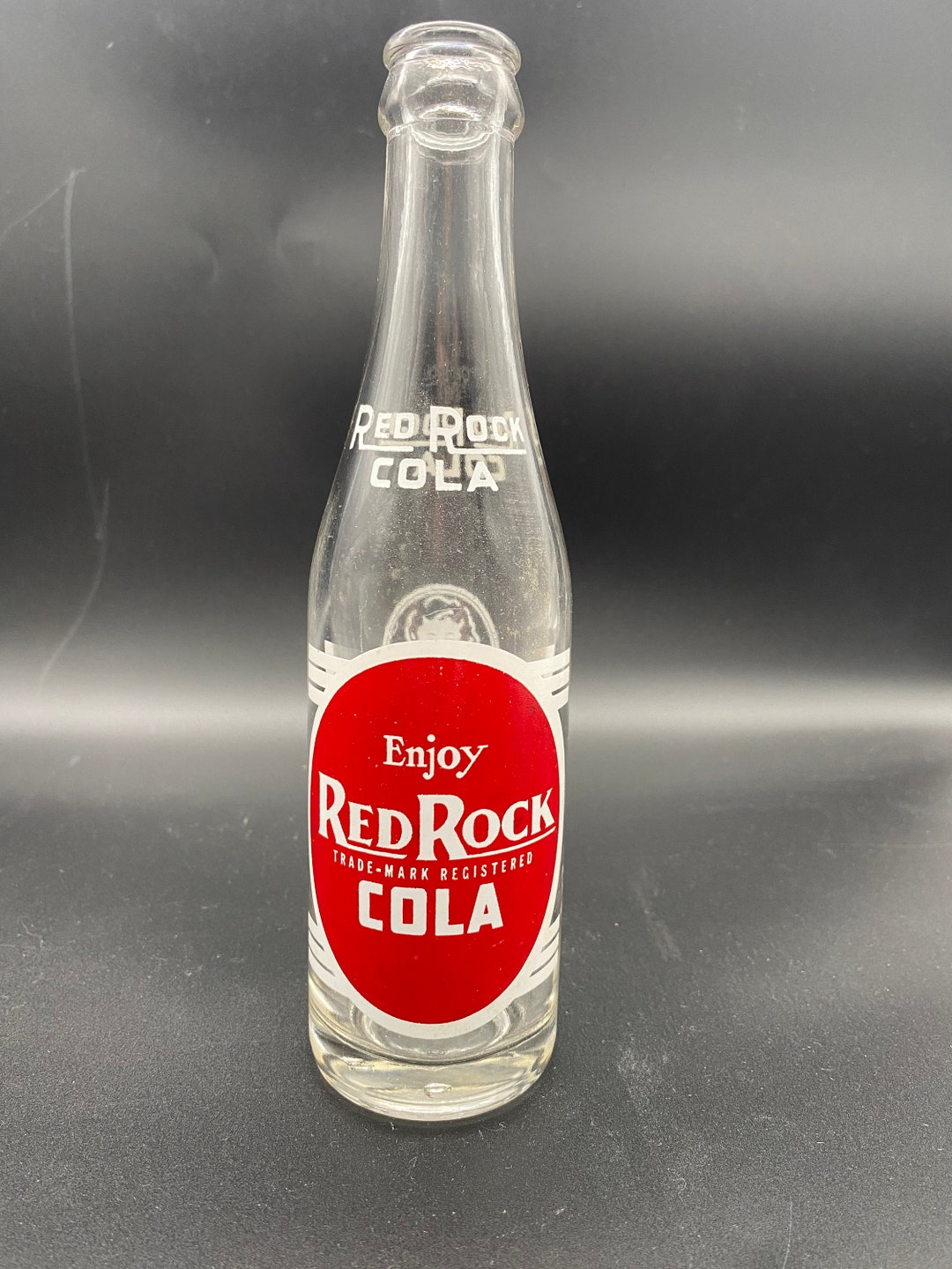 Vintage Red Rock Cola Bottle - Etsy