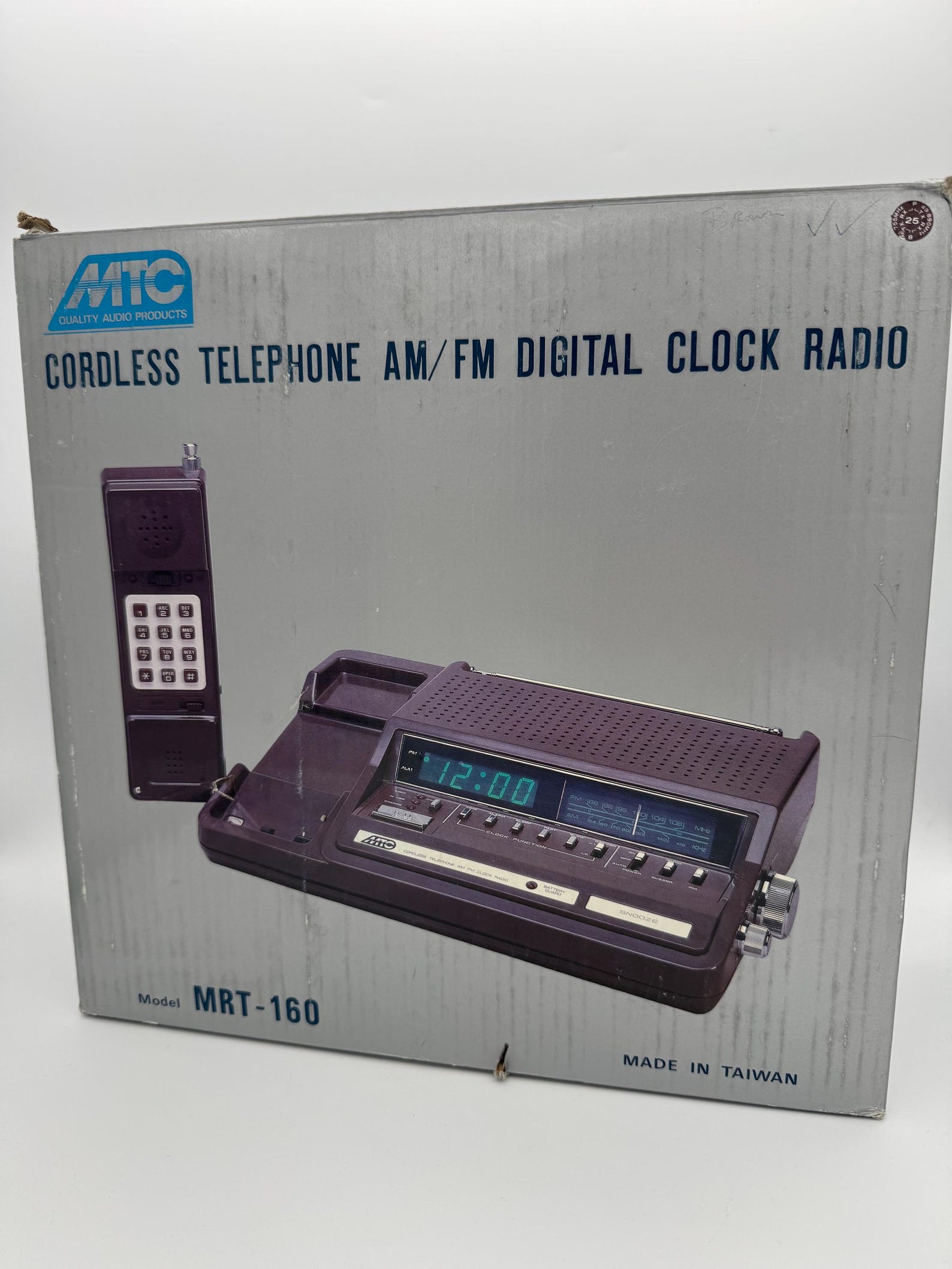 MTC Cordless Telephone AM/FM Digital Clock Radio Vintage but New - Etsy