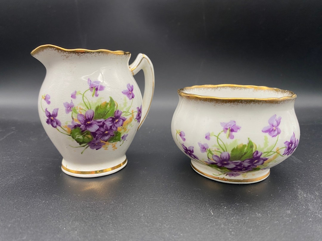Vintage Phoenix Bone China Cream and Sugar Set - Etsy