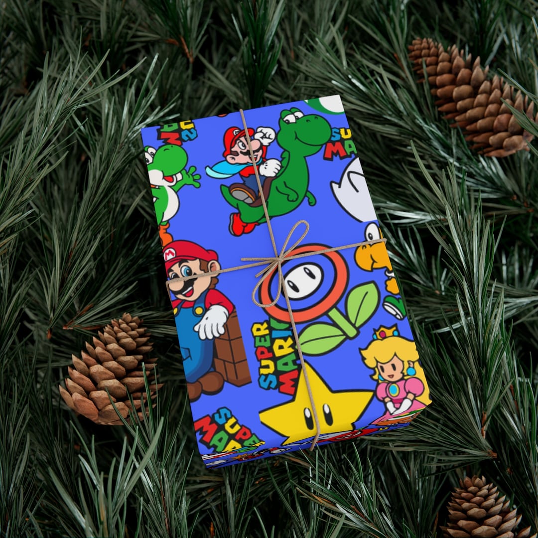 Mario and Luigi Kids Gift Wrapping Paper - Etsy