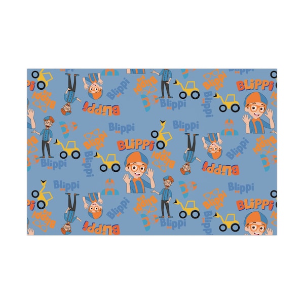 Blippi Wrapping Paper - Etsy
