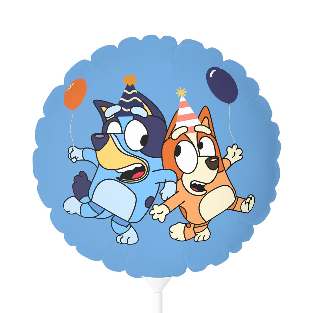 Kid's Bluey Birthday Party Supplies, Balloon round Shaped, 11 - Etsy