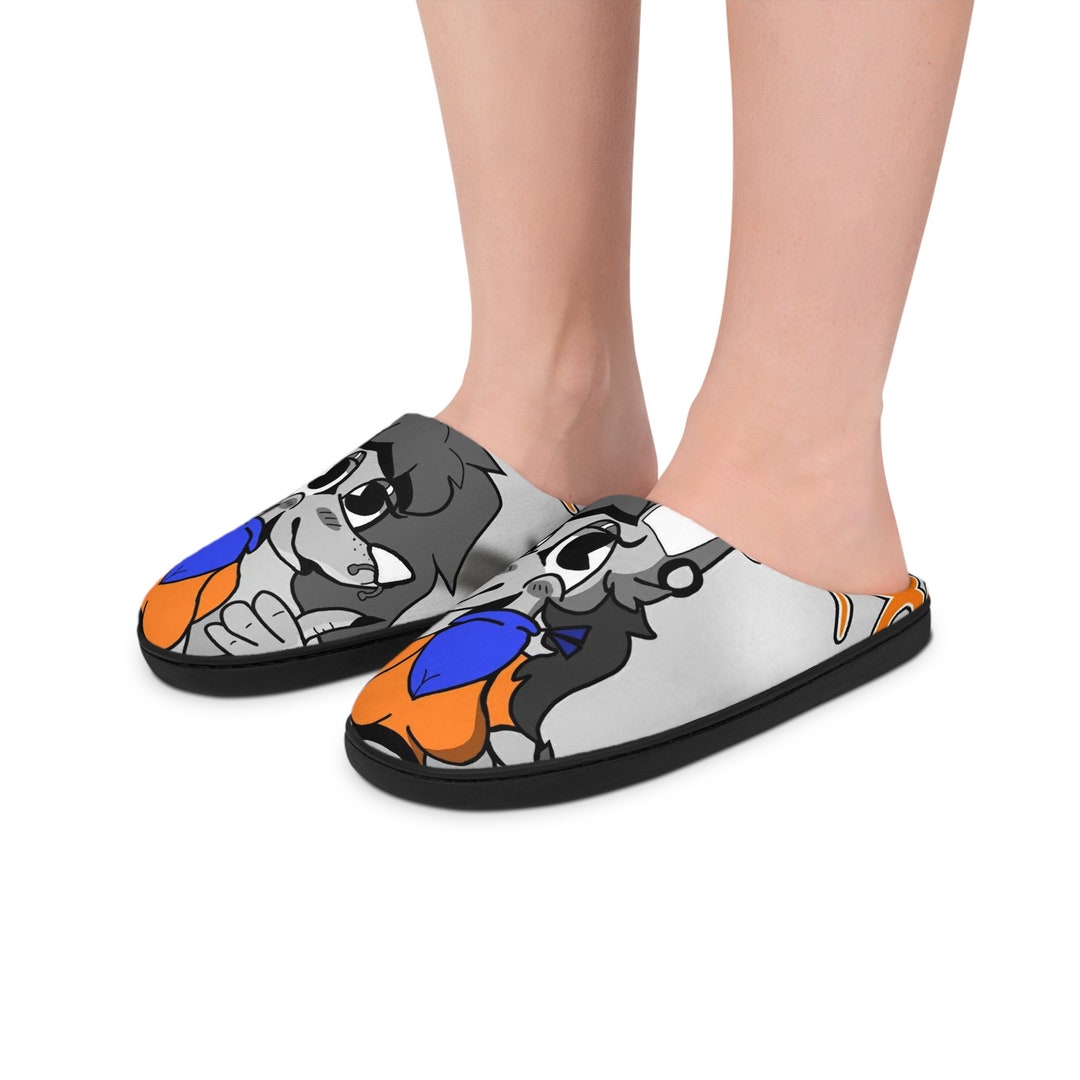 Cartoon Scratch Indoor Slippers - Etsy