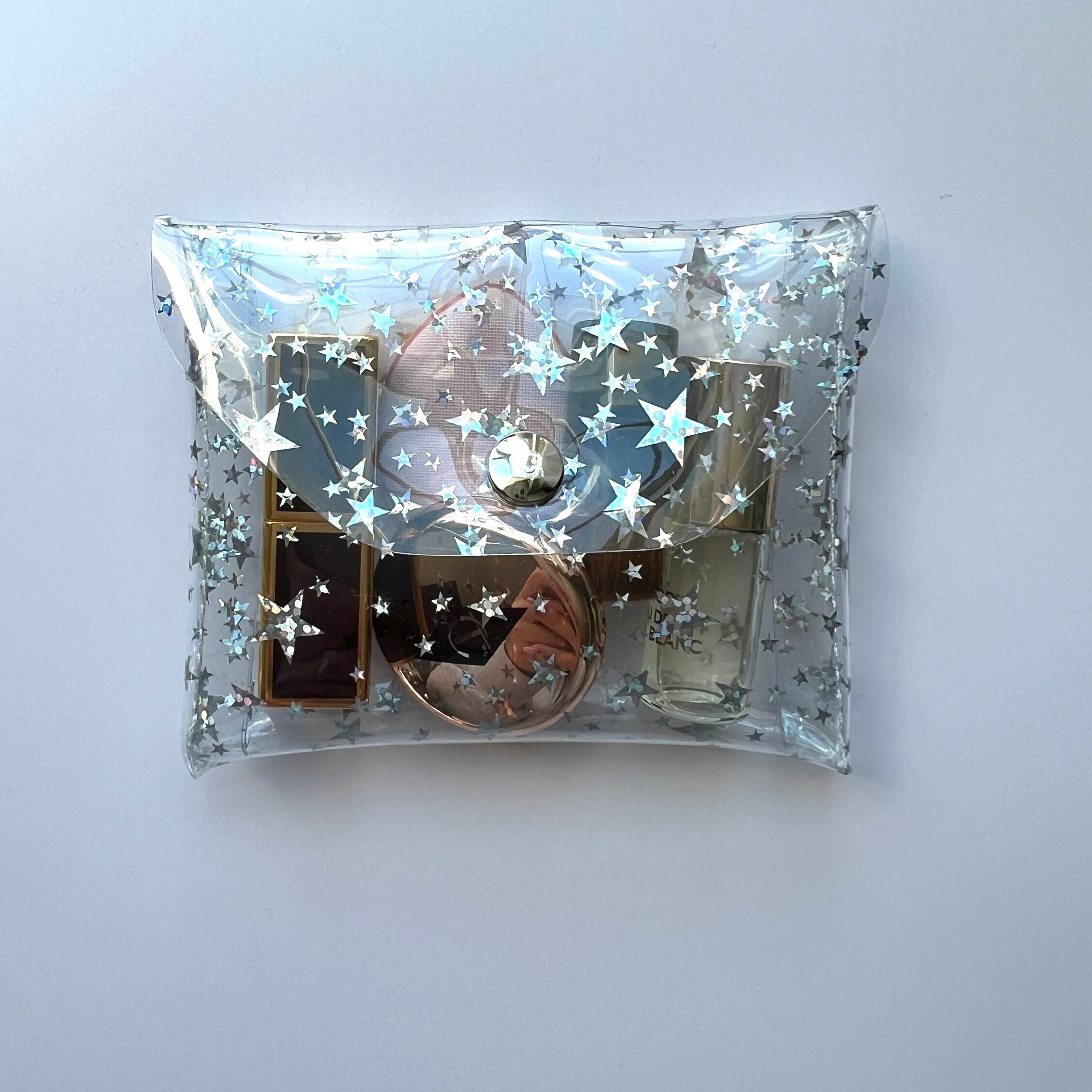 Mini Holographic Star Pouch, Mini Purse Accessories, Clear Star Pouch ...