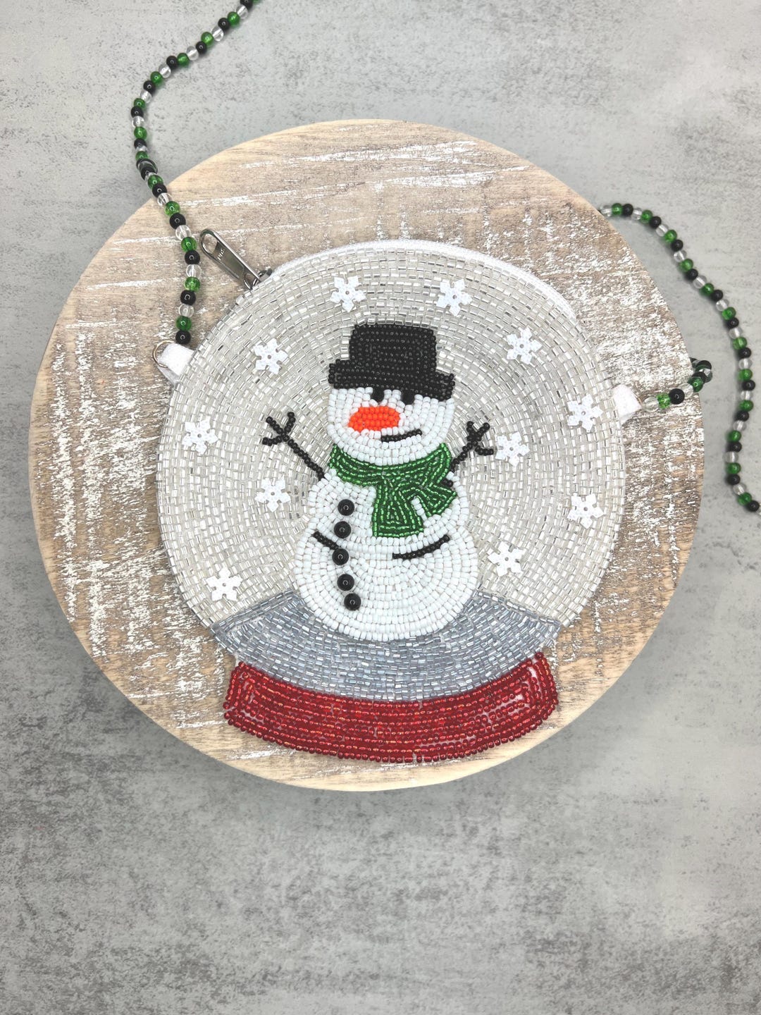 Snowman Purse, Snow Globe Christmas Bag, Christmas Gift Bag, Ugly ...