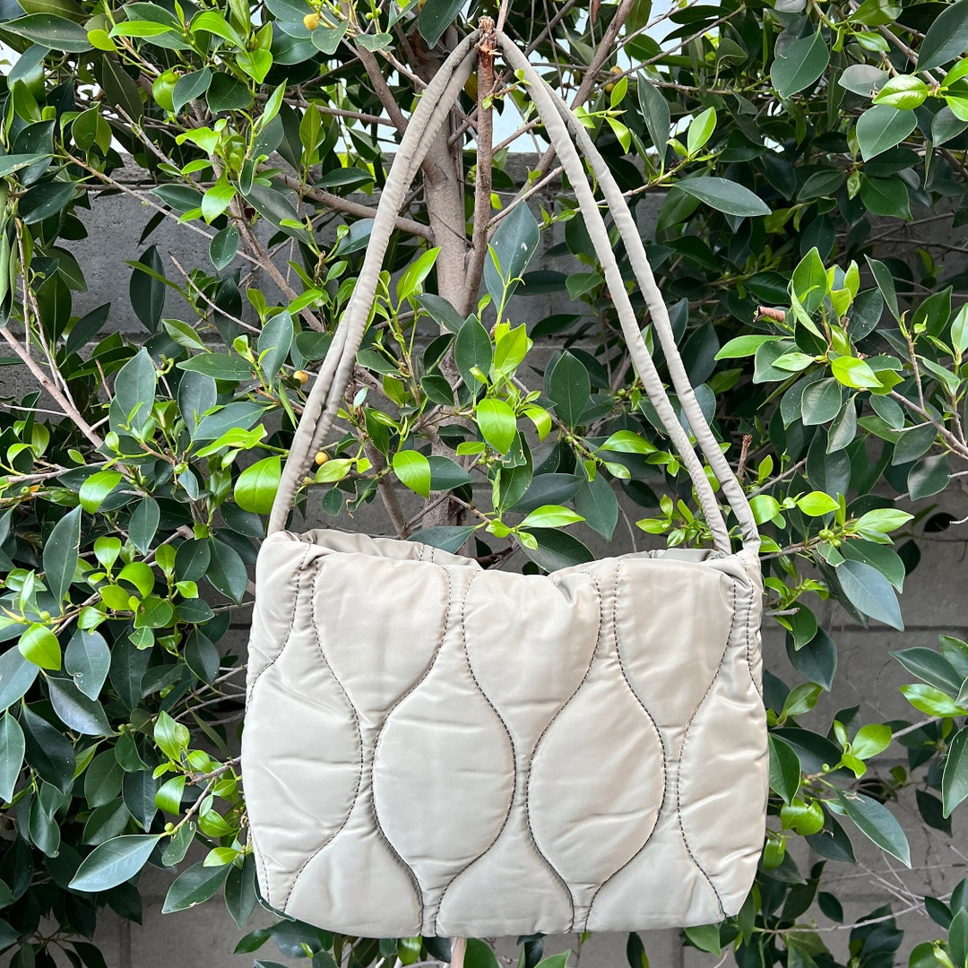 Fashion Puffer Bag, Crossbody Puffer Bag, Cushion Stitch Purse, Everday ...