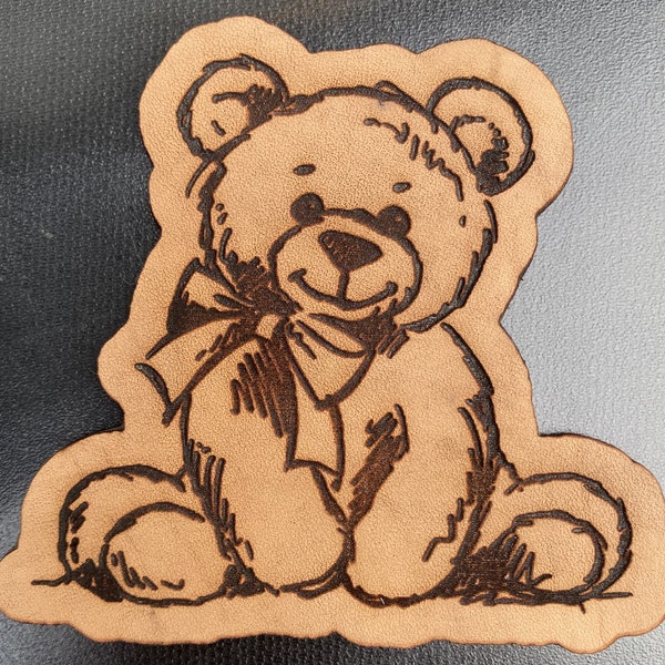 Leather Teddy Bear - Etsy