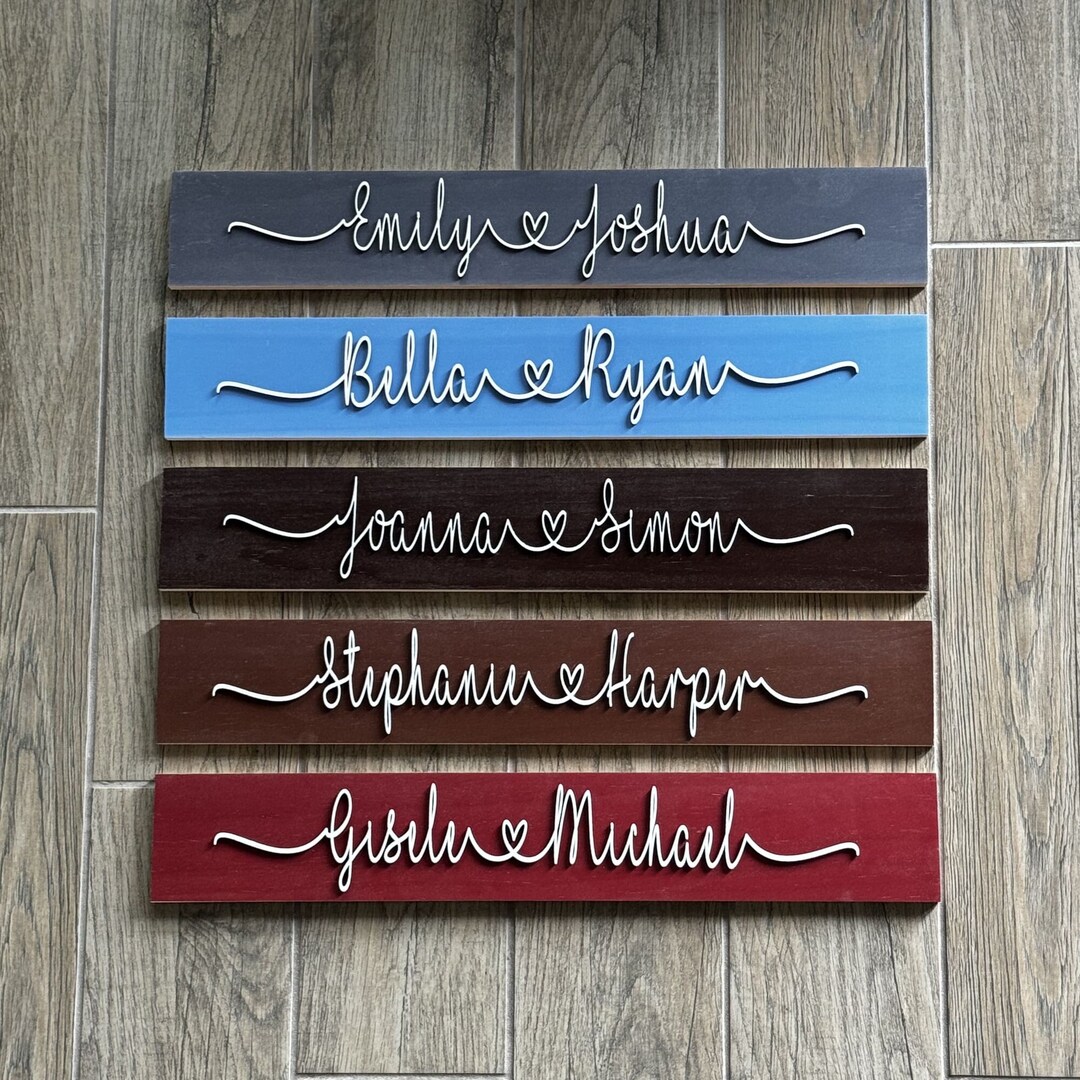 Bridal Shower Gift | Personalized Wedding Gift Last Name Established ...