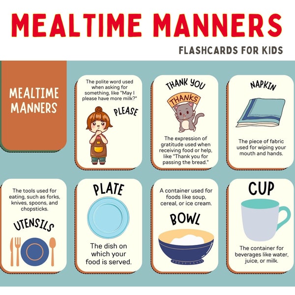 Table Manners - Etsy