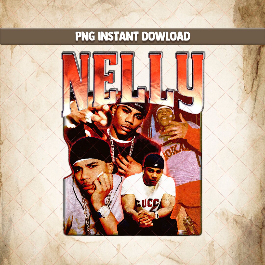 Nelly Graphic Design Png Nelly Vintage Png Nellyville Png - Etsy