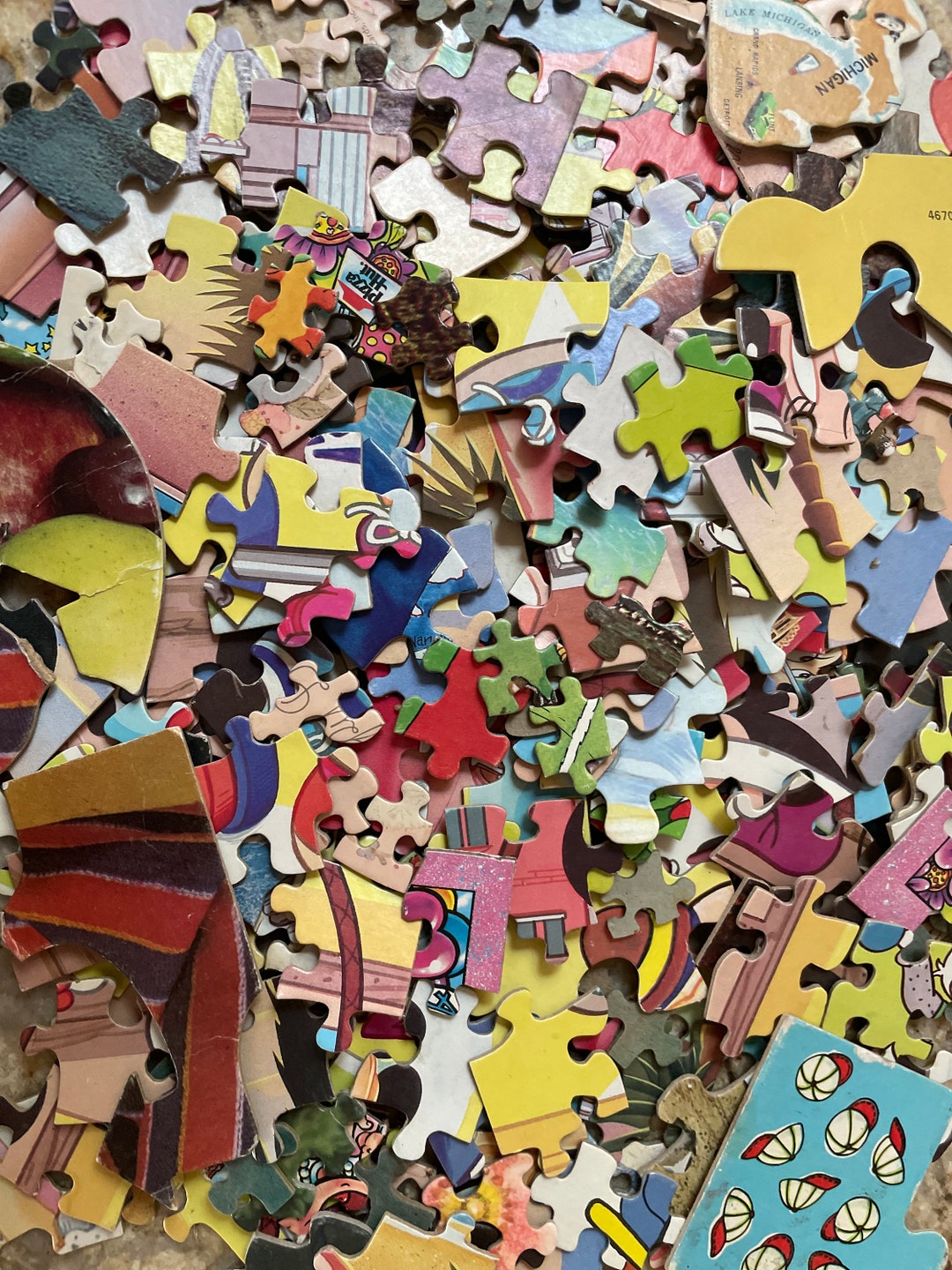 12oz Lot Puzzle Pieces - Etsy