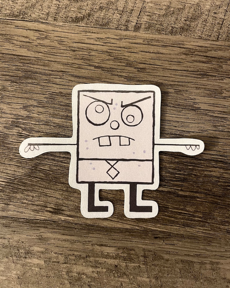 Evil Doodle Sticker - Etsy