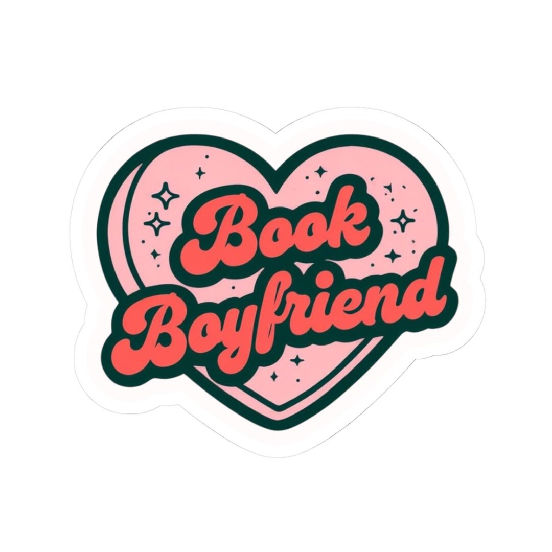 Book Boyfriend Sticker: Glossy Vinyl Decal for Book Lovers - Etsy