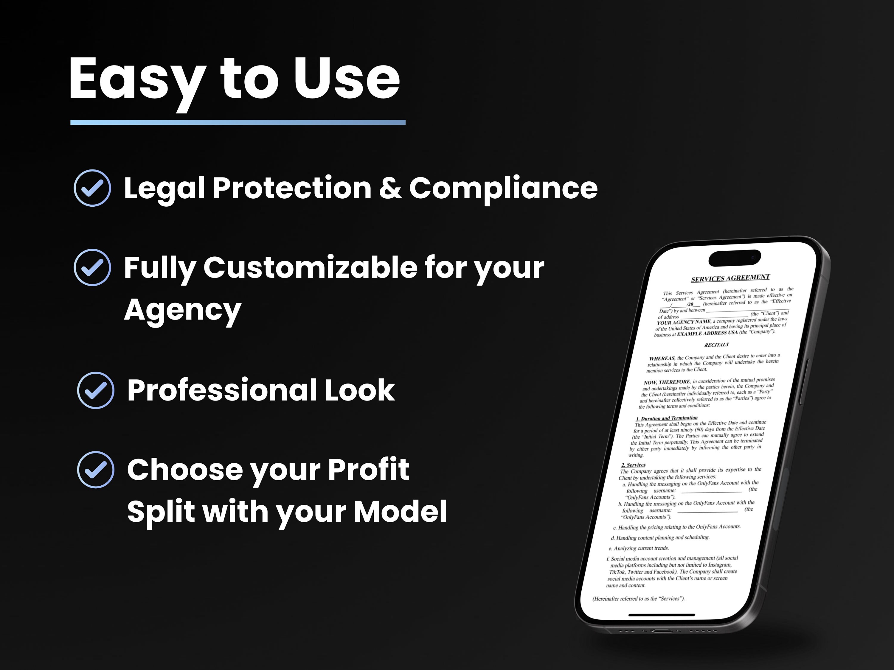 Onlyfans Agency Model Contract | Sign Onlyfans Models and Influencers ...