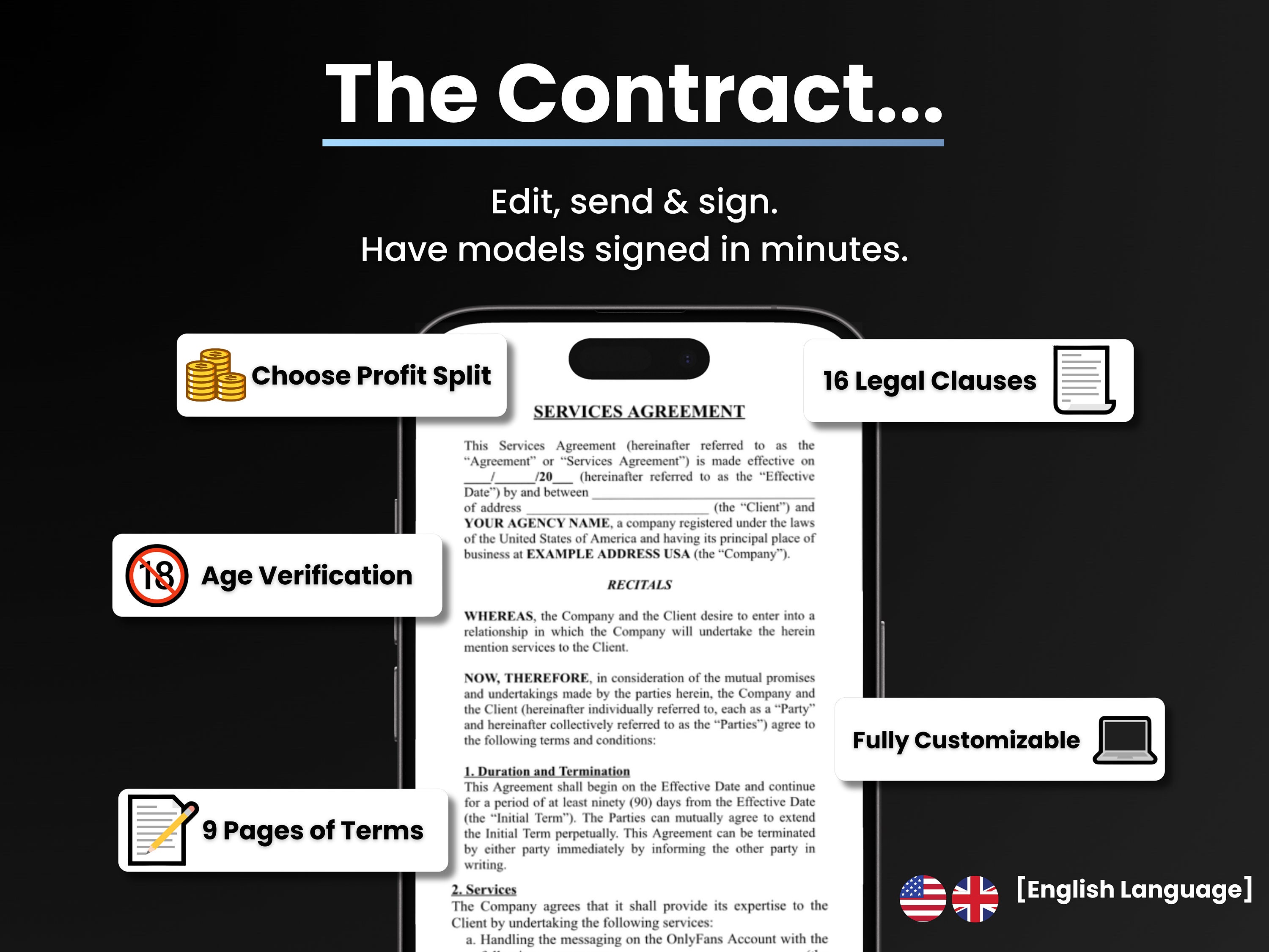 Onlyfans Agency Model Contract | Sign Onlyfans Models and Influencers ...