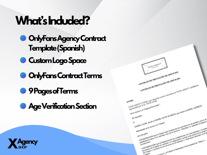 Spanish Onlyfans Agency Model Contract Sign Onlyfans Models and ...