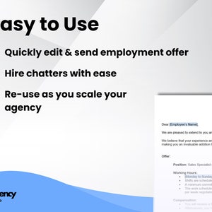 Onlyfans Chatter Contract Template | Hire Onlyfans Chatters With This ...
