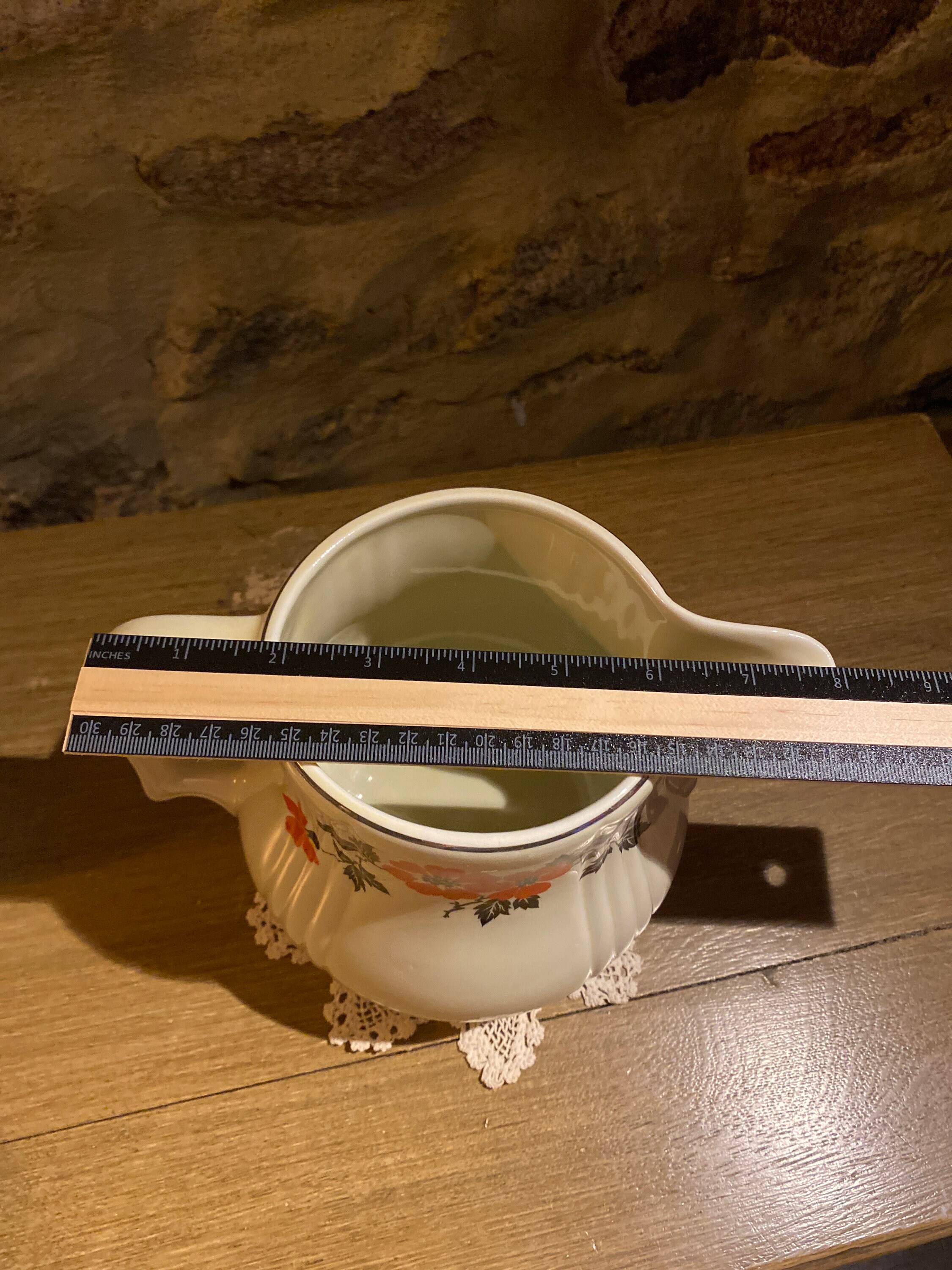 Vintage, Halls Pitcher, Cream With Floral Motif, 1940-50s, Ceramic - Etsy