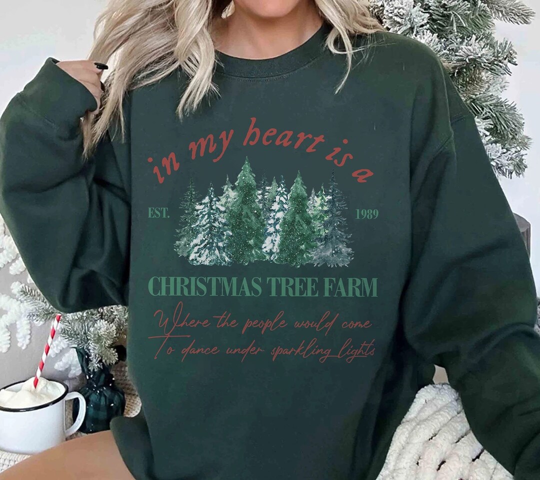 Christmas Tree Farm Shirt in My Heart is A Christmas Tree - Etsy