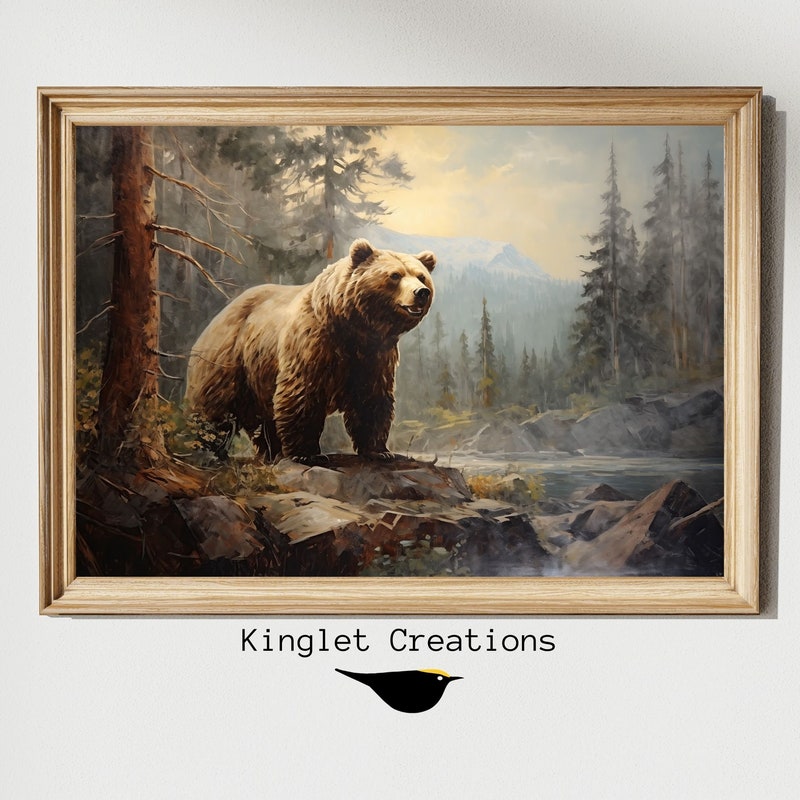 Bear Art Print - Etsy