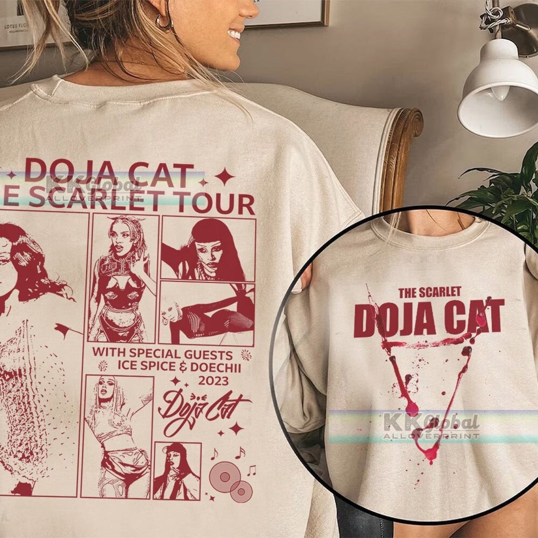 Doja Cat the Scarlet 2 Slides Unisex Tee Shirt Doja Cat - Etsy
