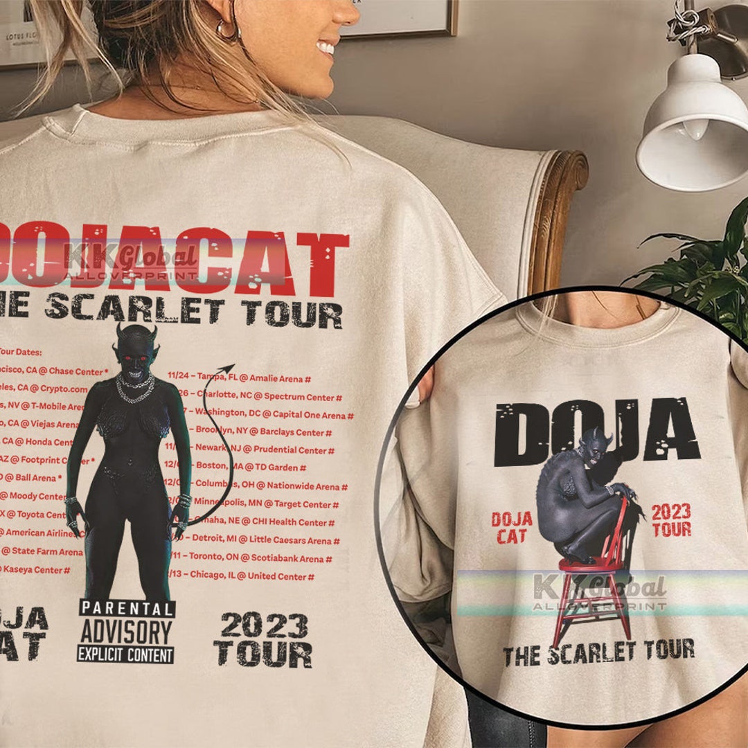 Doja Cat Shirt Doja Cat Scarlet Tour Shirt Doja Cat Demons - Etsy