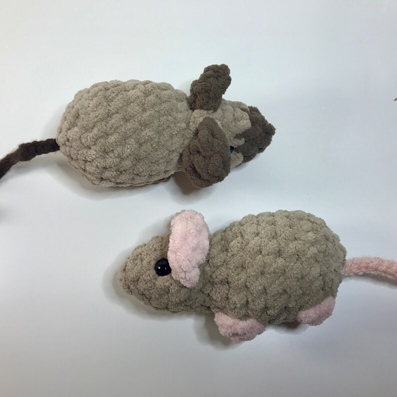 Rat/mouse (classic) No-sew Amigurumi Digital PDF Crochet Pattern - Etsy