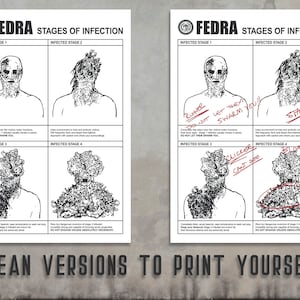 The Last of Us DIGITAL Infection Poster FEDRA Replica - Etsy