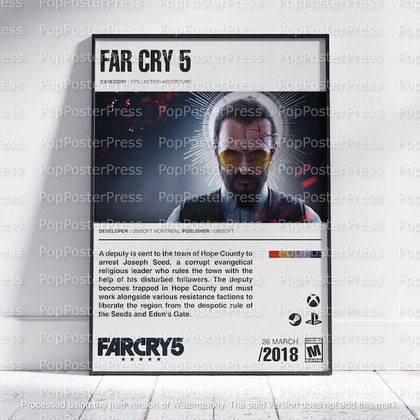 Far Cry 5 Poster - Etsy