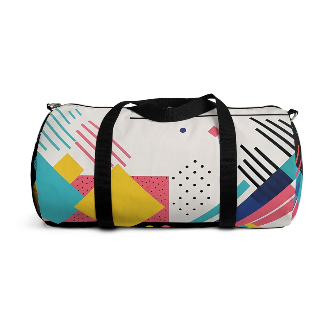 Retro Pattern 3 Duffel Bag Travel Duffel Bag Sports Duffel - Etsy